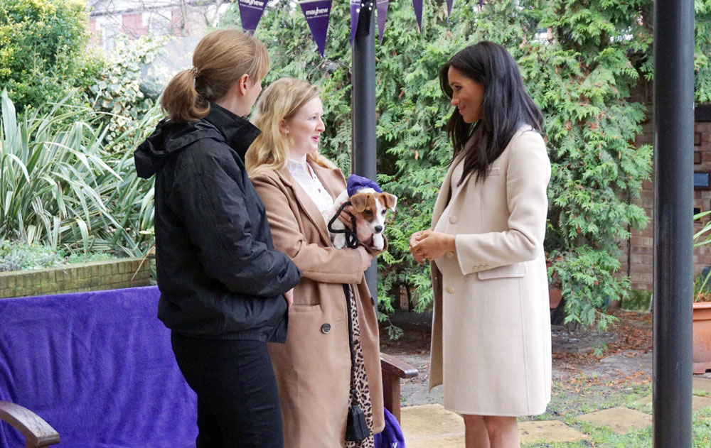 Our new Patron's first official visit - Mayhew