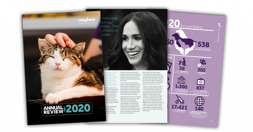 Mayhew Launches Annual Review 2020 - Mayhew